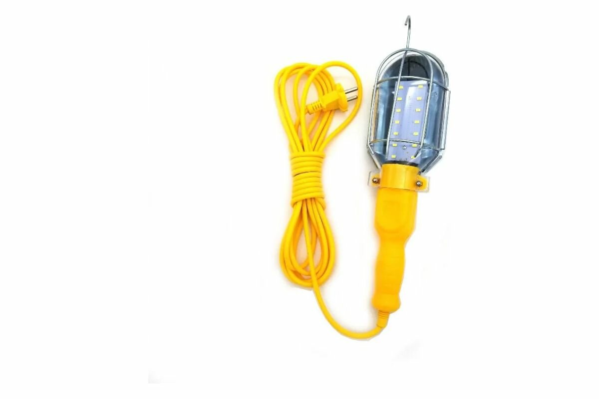 Светильник светодиодный переносной гаражный 24LED (12Вт, 220В, ПВС 2х0,75, 5м)