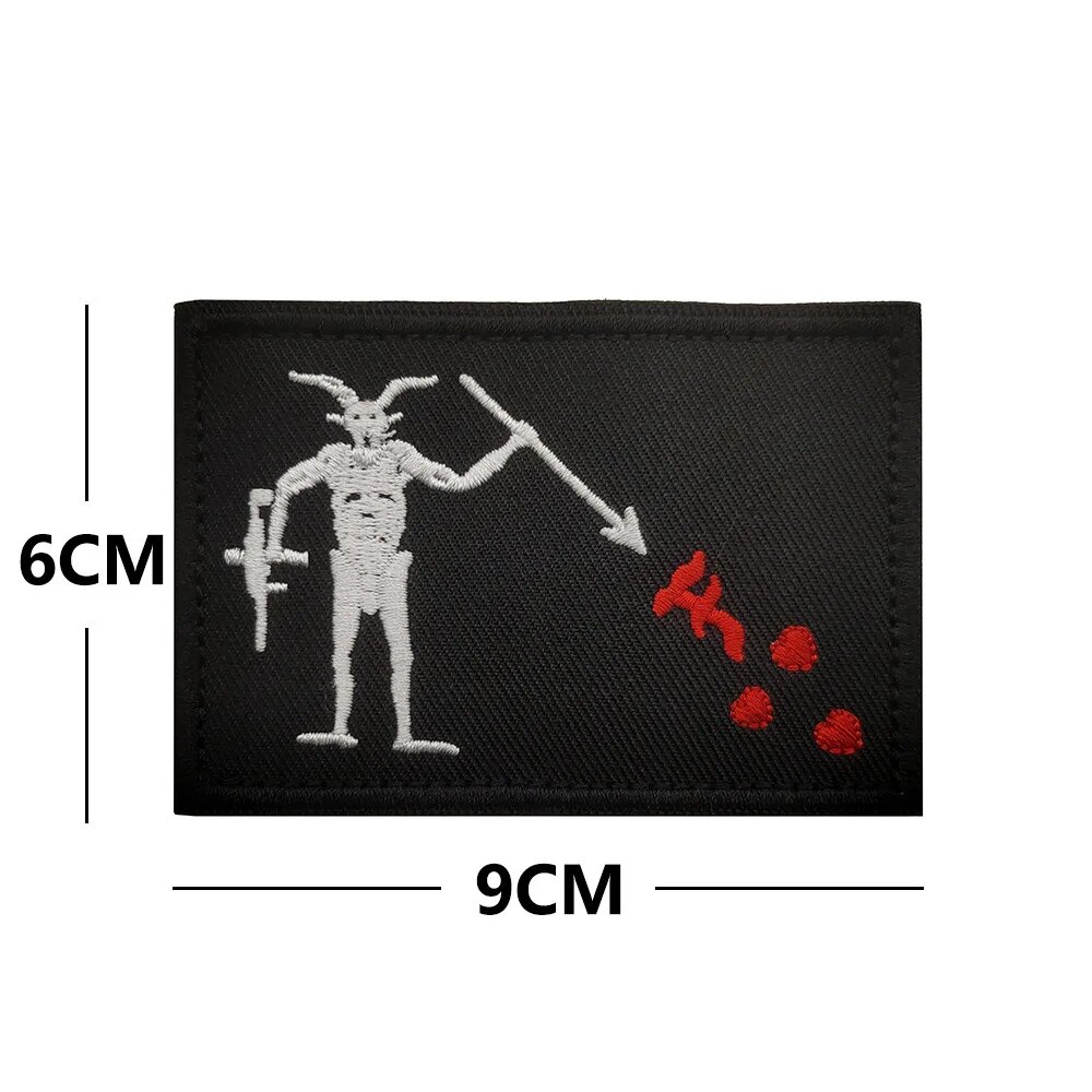 Тактический светоотражающий патч "Черная Борода" V01162-3