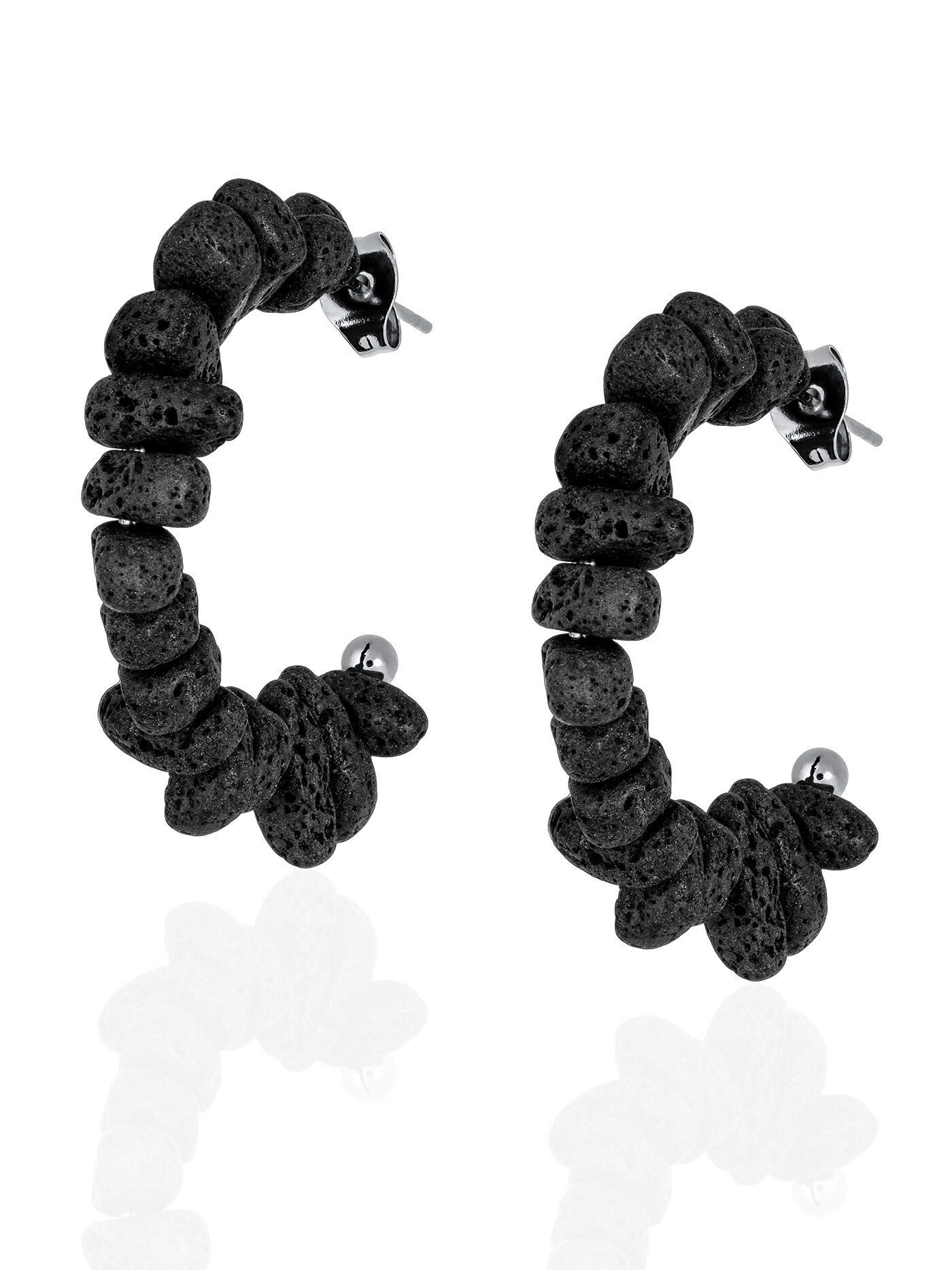 Серьги, вулканическая лава