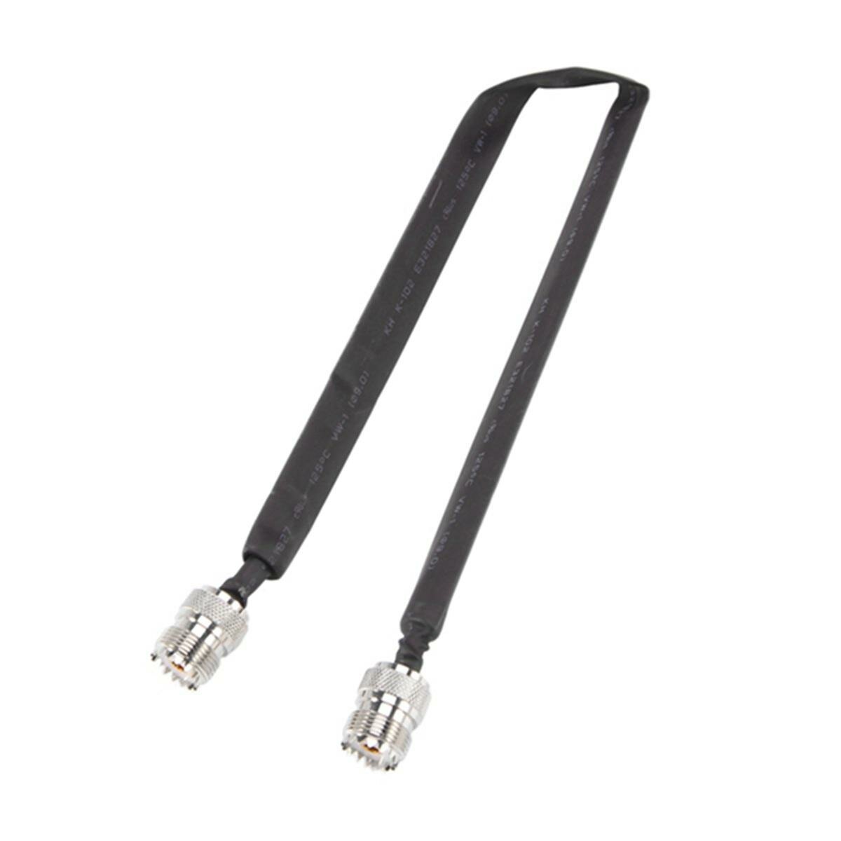 Дверной/оконный проходной плоский коаксиальный кабель RF SO239 UHF Female to UHF Female 50 Ом RF коаксиальный удлинительный шнур Pigtail 30 см