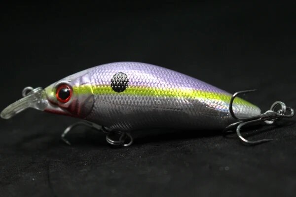 Рыболовная приманка wLure Crankbait 8,1 см, 7,1 г, широкий корпус для плавания, короткий корпус # 6-крюковая приманка для насекомых, пресноводная вода, 3D, твердые глаза, M583