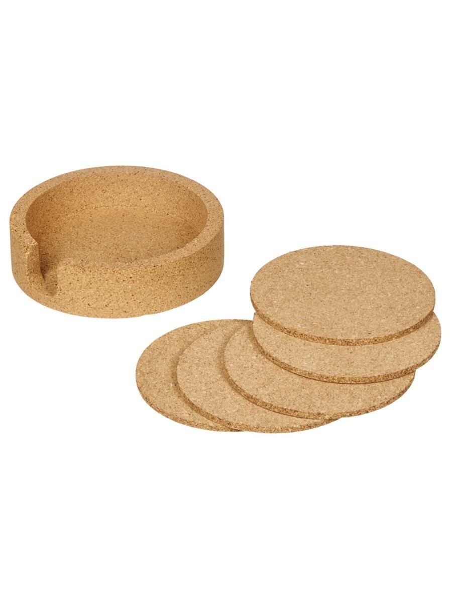 Набор костеров из пробки на подставке «Krock»