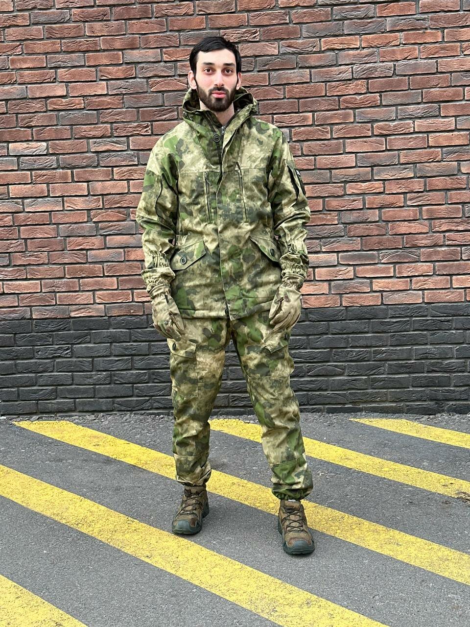 Костюм горка 6 флис осень-зима торнадо мох