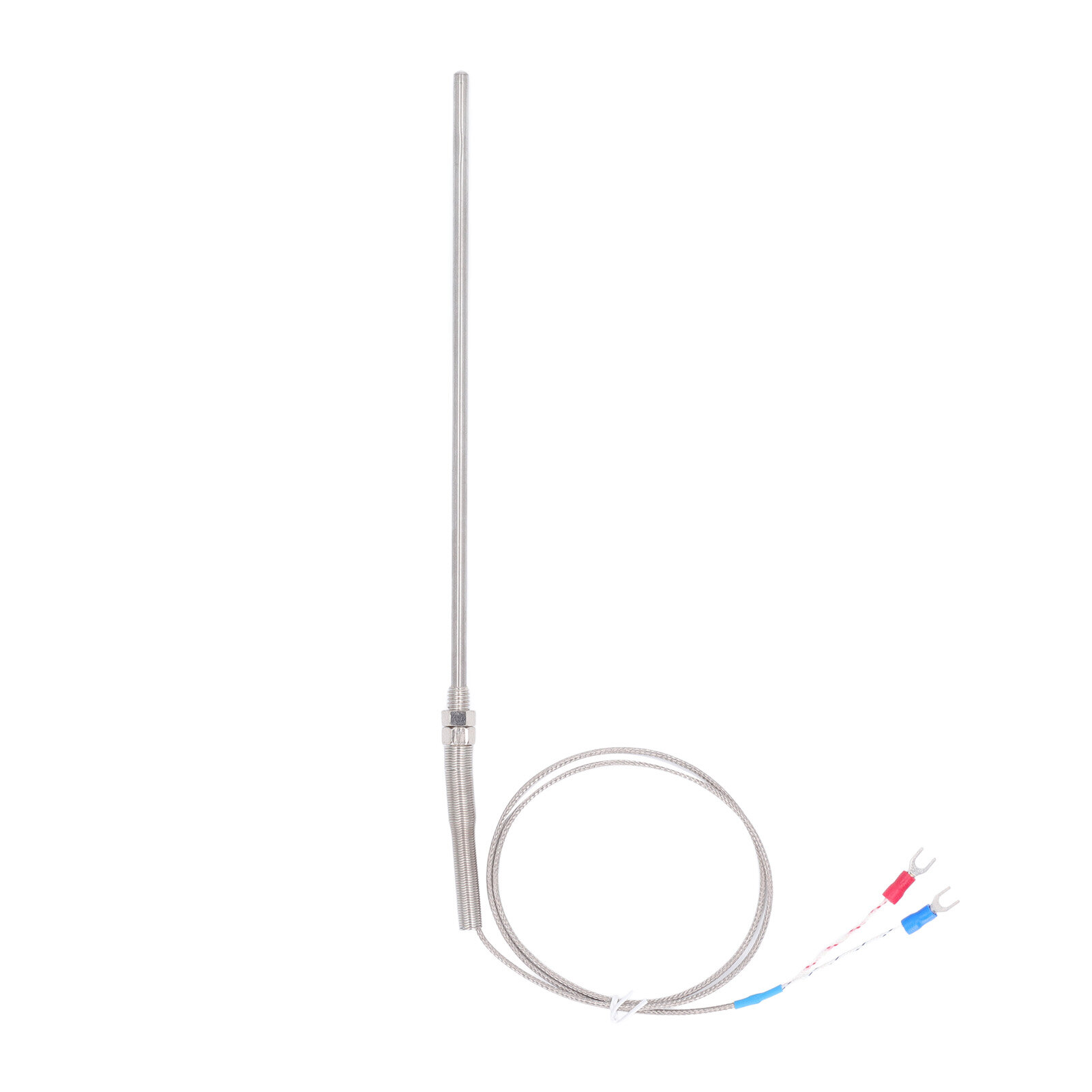 Термопара типа K, зонд 200 мм, быстрая скорость срабатывания, широкий диапазон измерений, датчик температуры, 1 м/39,4 дюйма