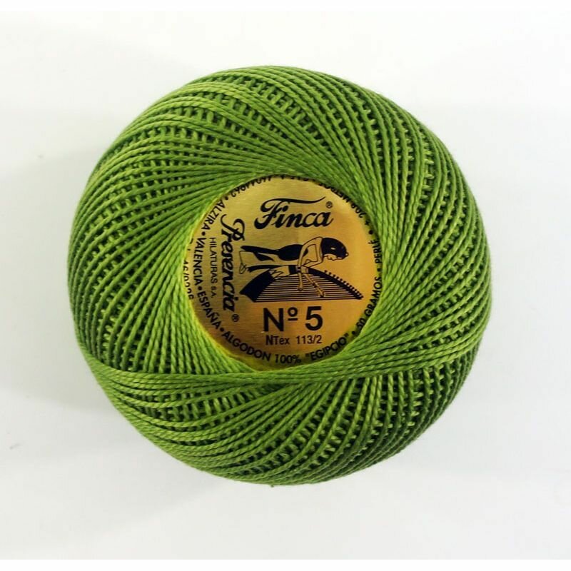 Мулине PRESENCIA HILATURAS "Finca Perle", Жемчужное, №5, однотонный цвет 4561, 1 шт