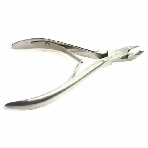 Кусачки маникюрные Zinger Standart, для кожи, с 2-мя пружинами, серебряные
