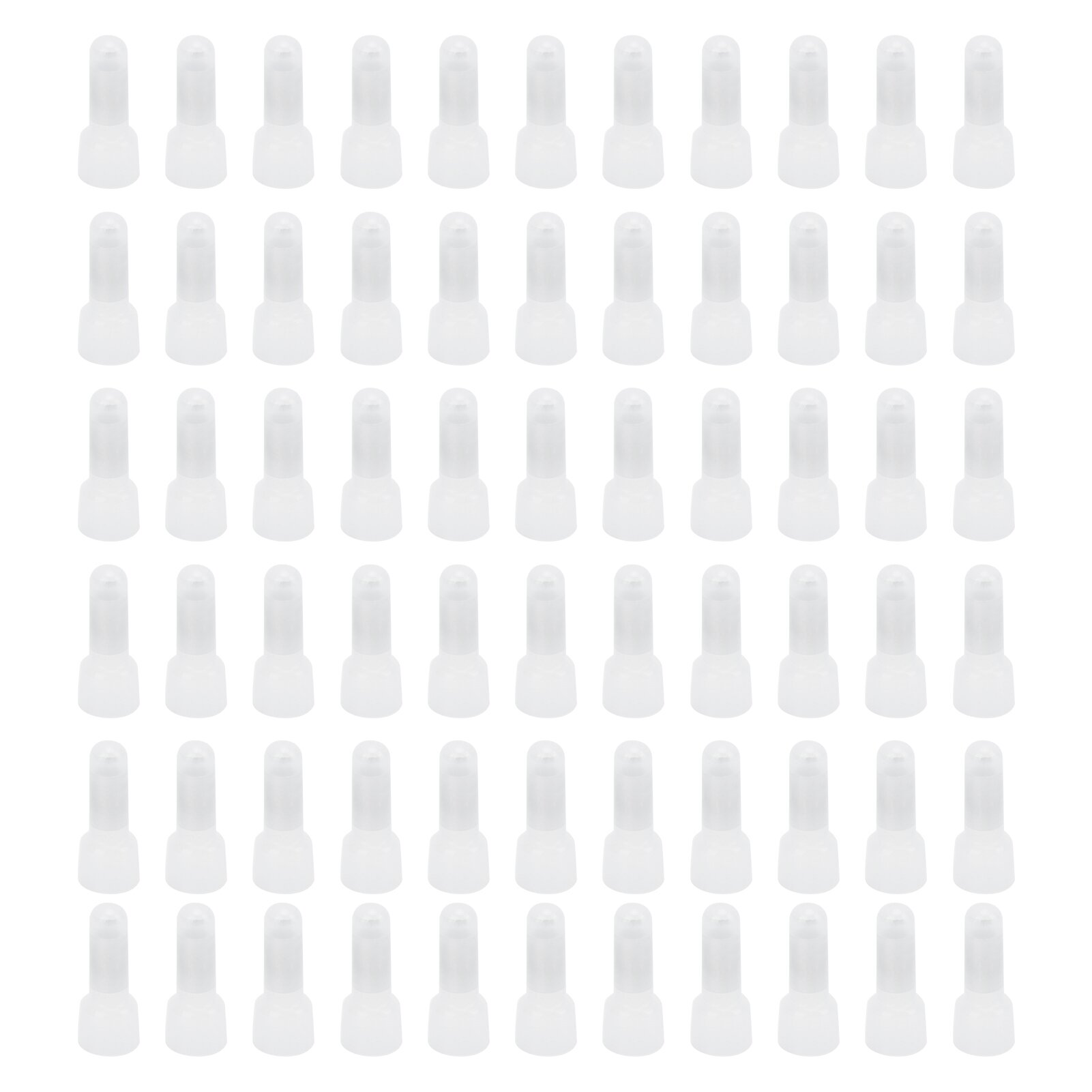 1000 шт. прозрачных нейлоновых обжимных колпачков для клемм с закрытым концом, комплект соединителей для проводов и кабелей CE2 для электромонтажа и ремонта.