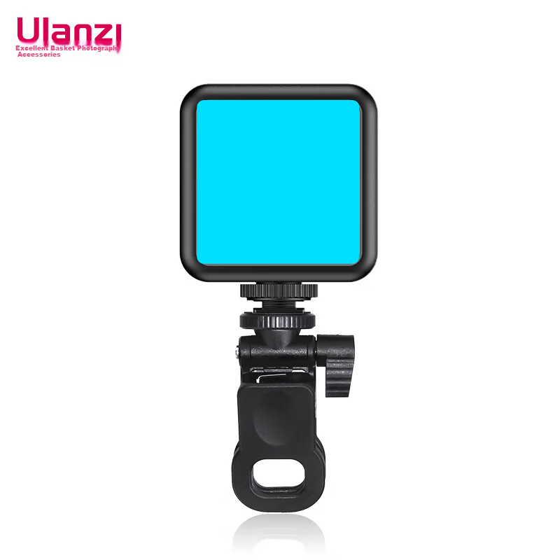 Ulanzi VL49RGB (Black) Magnetic Full-Color Fill Light Clip Set, Portable LED Pocket Light, Dual Color Temperature Photography Light, Camera And Phone Live Streaming Flash