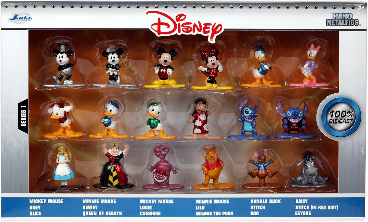 Фигурки JADA Disney - Набор из 18 металлических коллекционных фигурок Дисней - 253075005