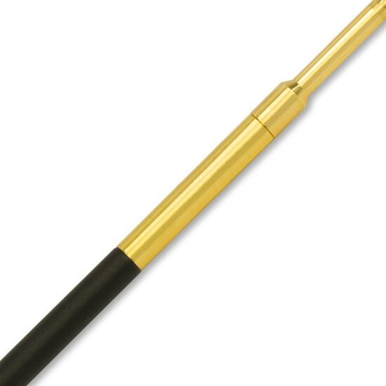 Шомпол Bore Tech V-STIX к. .22-6.5мм, l=111см, d=4,9 мм, мама 8/32, сталь+оплетка, рукоять–пластик, подшипник, черный
