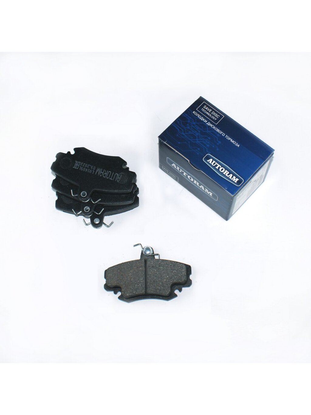 Колодки тормозные дисковые передние для а/м Lada Largus, Renault Logan (8 клап.) AUTORAM
