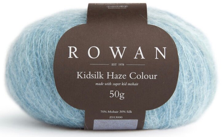 Kidsilk Haze Colour /Кидсилк Хэйз Колор/ пряжа Rowan, Z013000 (002, *, brook (ручей), синий)