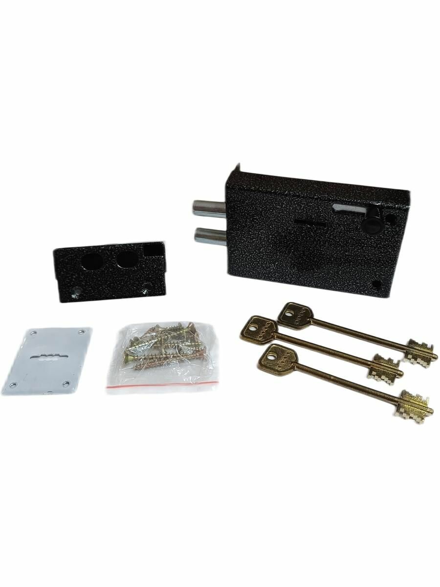 Замок Накладной ЗНС 3-53 левый соболь 3 ключа