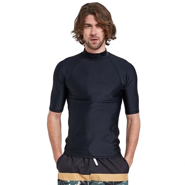 Топ для серфинга мужской, темно-синий, 4XL, 7012