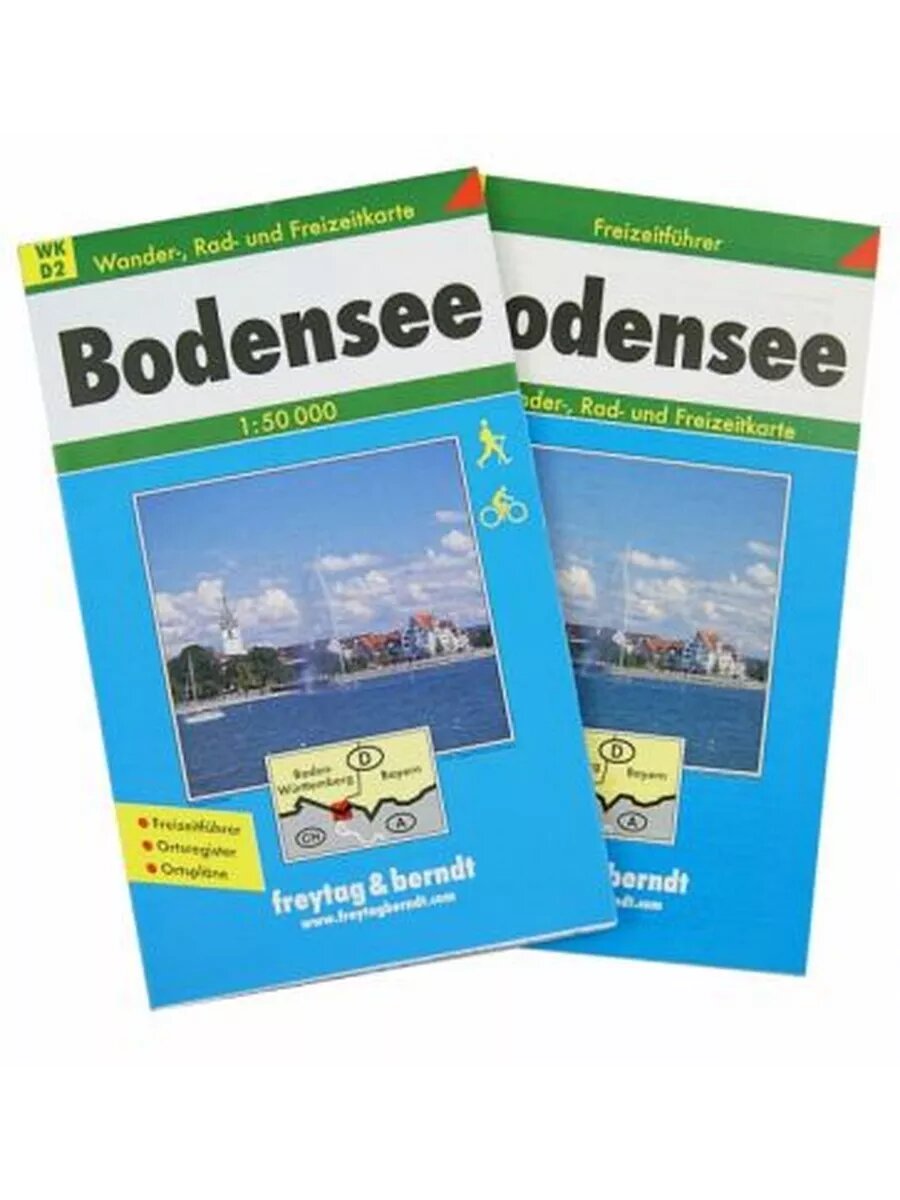 Bodensee. 1:50 000 Боденское озеро. Карта. 1:50 000