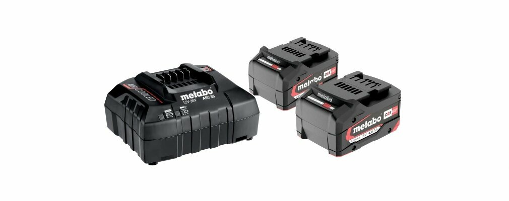Батарея аккумуляторная Metabo Basic Set 4.0 (625027000) 18В 4Ач Li-Ion (З/У в компл.) (685050000)