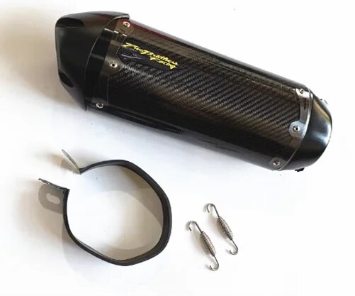 Для мотоциклетной выхлопной трубы из углеродного волокна США, глушитель с ЧПУ, стальной Escape Moto Kawasaki Z1000 R1 GSR750 R6 CBR600 51 мм M