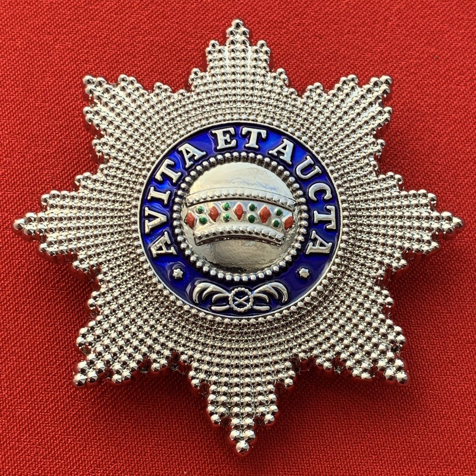 Звезда ордена Железной короны (Австро-Венгрия), муляж иностранной награды. Размер 60х60 мм.