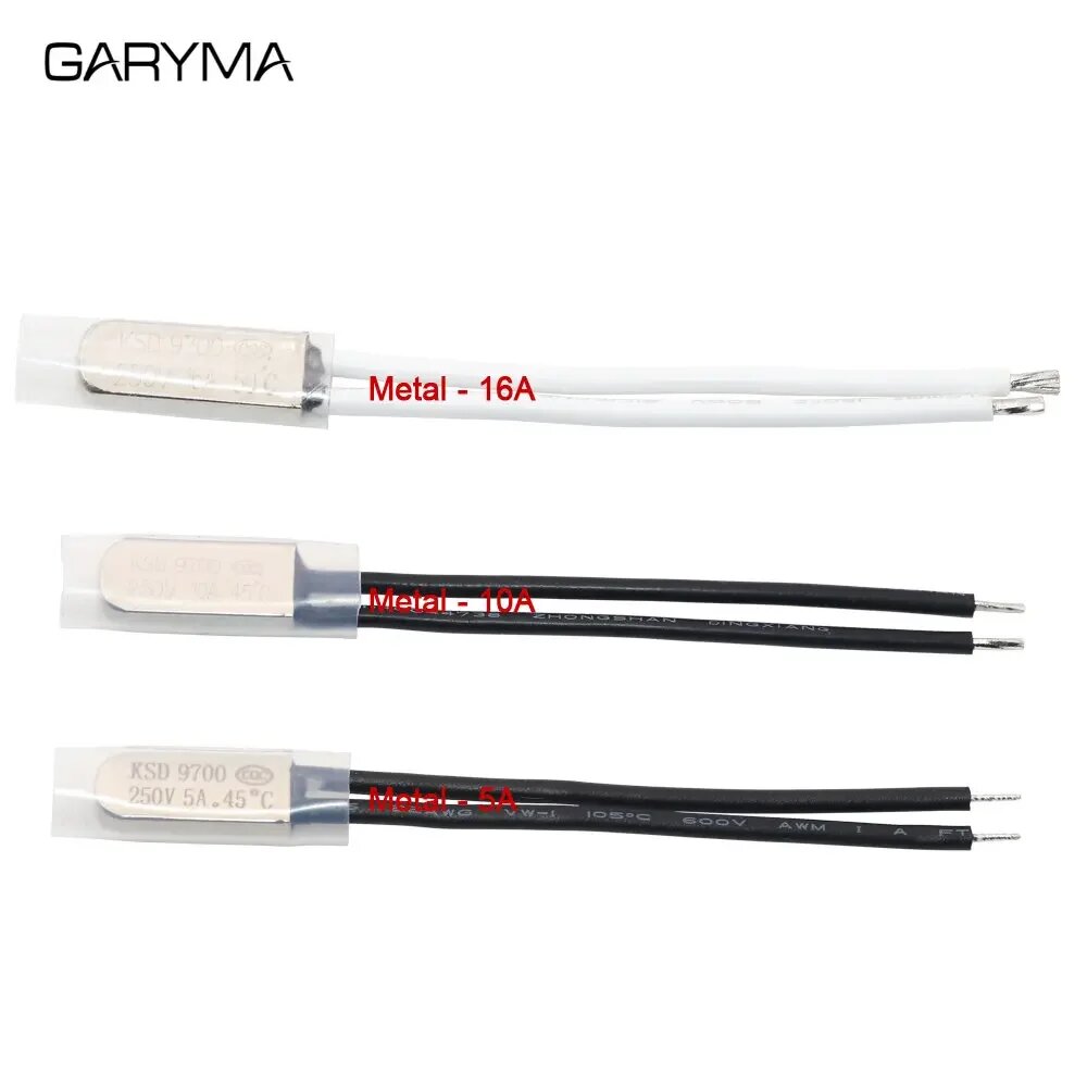 Термостат KSD9700 250В 5/10/16А 40-120°C Normally Closed, 35C, 5A