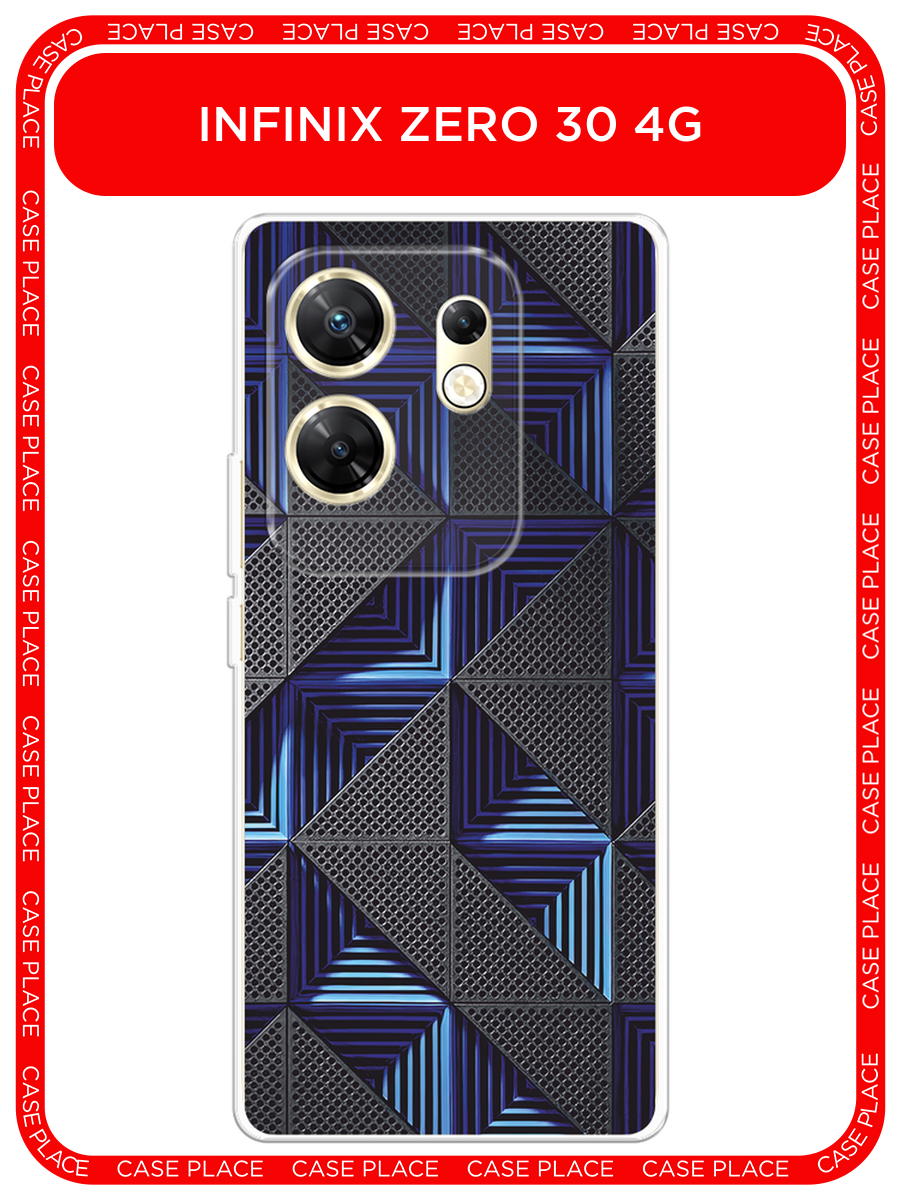Чехол на Infinix Zero 30 4G / Инфиникс Зеро 30 4G с принтом IBM