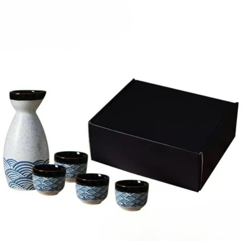 Керамический набор для саке Baijiu set-with box