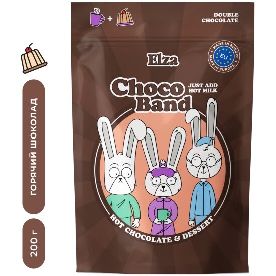 Напиток-десерт Elza “Choco Band Creamy Hot Chocolate” растворимый 200 г