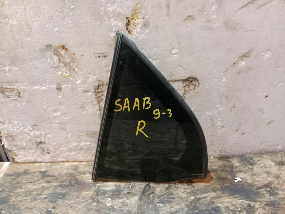Стекло двери задней левой (форточка) Saab 9-3 II рестайлинг (2007 2014) Б/У с пробегом
