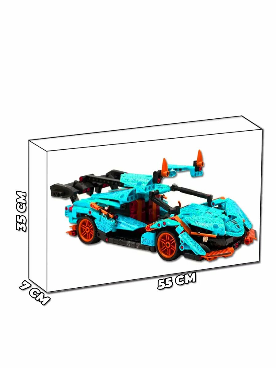 Конструктор TECHNIC гоночная машинка для мальчиков, совместим с лего — фото 1