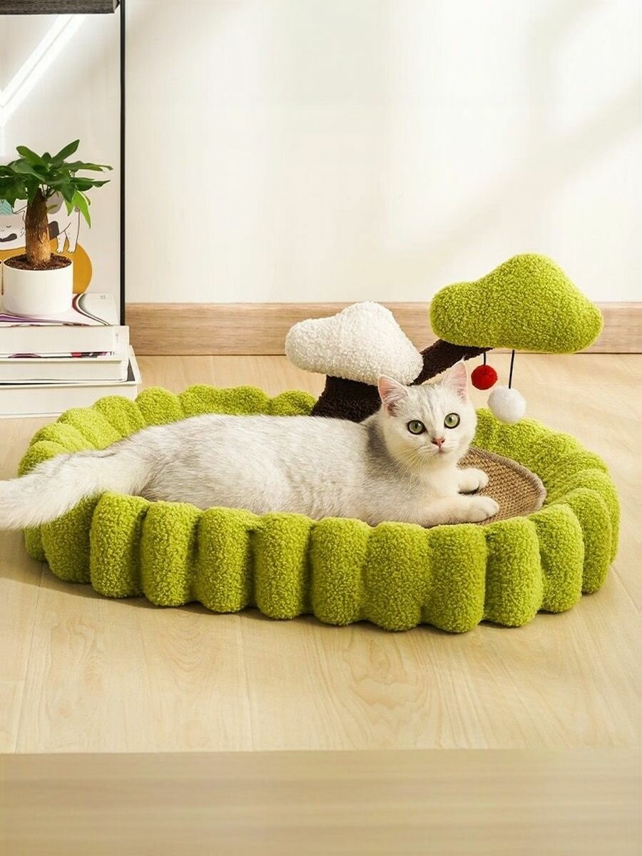 Интерактивная кошачья игрушка SISAC CAT, 2 в 1, для кошек и собак