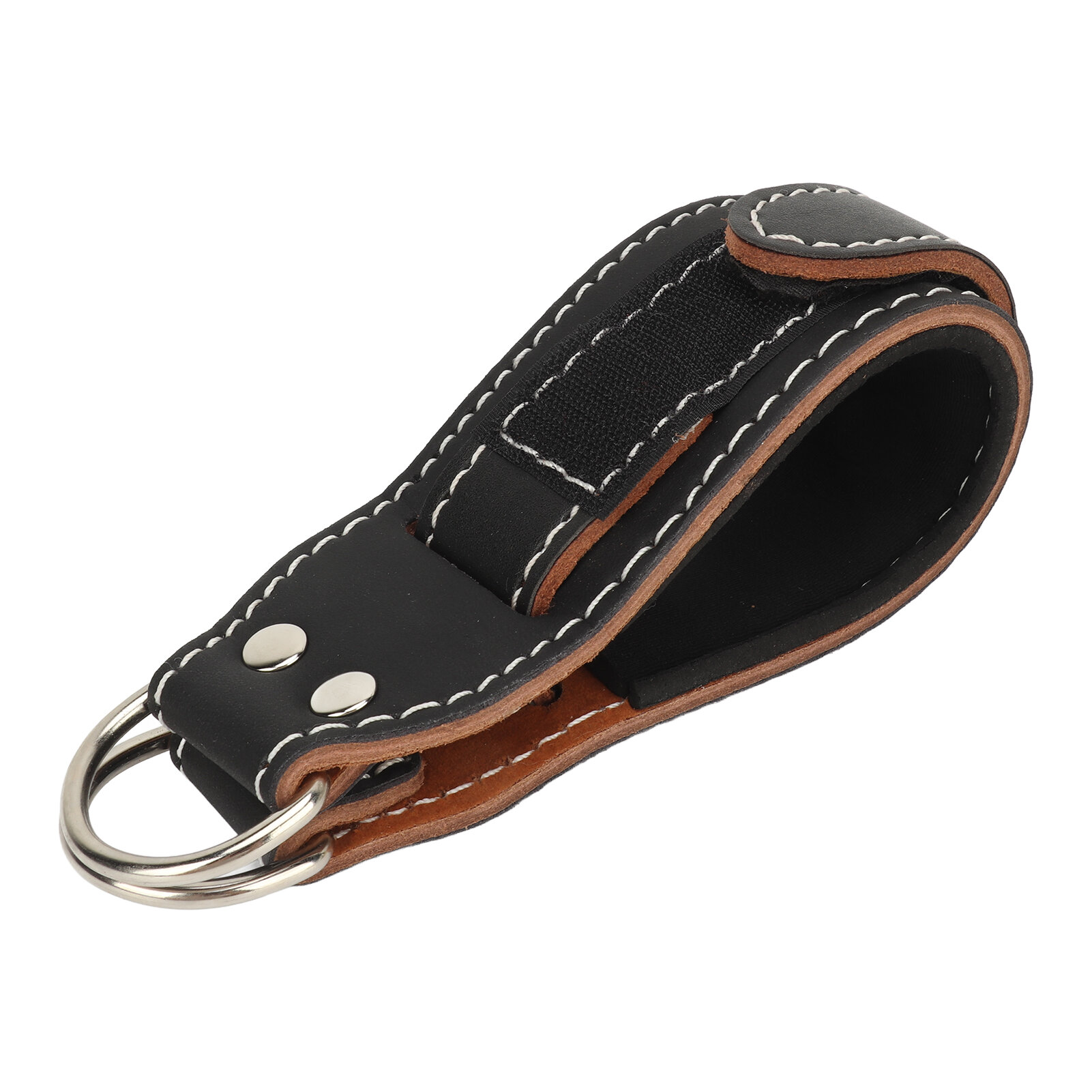 Ремешок на щиколотке из воловьей кожи, манжета на запястье, крючок и петля, D-образное кольцо, удобное крепление для манжеты для тренировок в тренажерном зале, кабельный тренажер, домашние упражнения