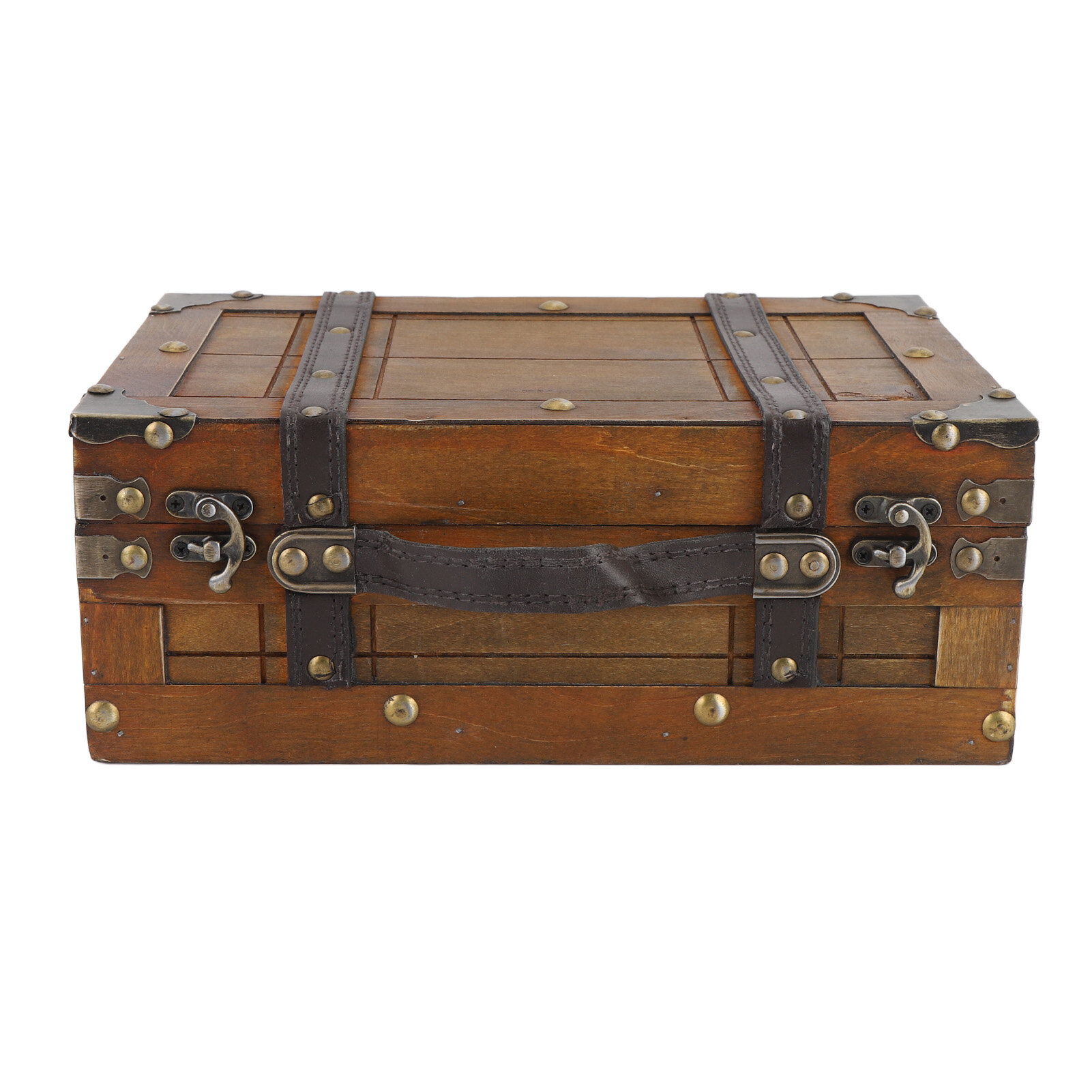 Деревянный сундук портативный винтажный состаренный многофункциональный деревянный сундук для хранения вещей сумка для одежды игрушки фото реквизит маленький