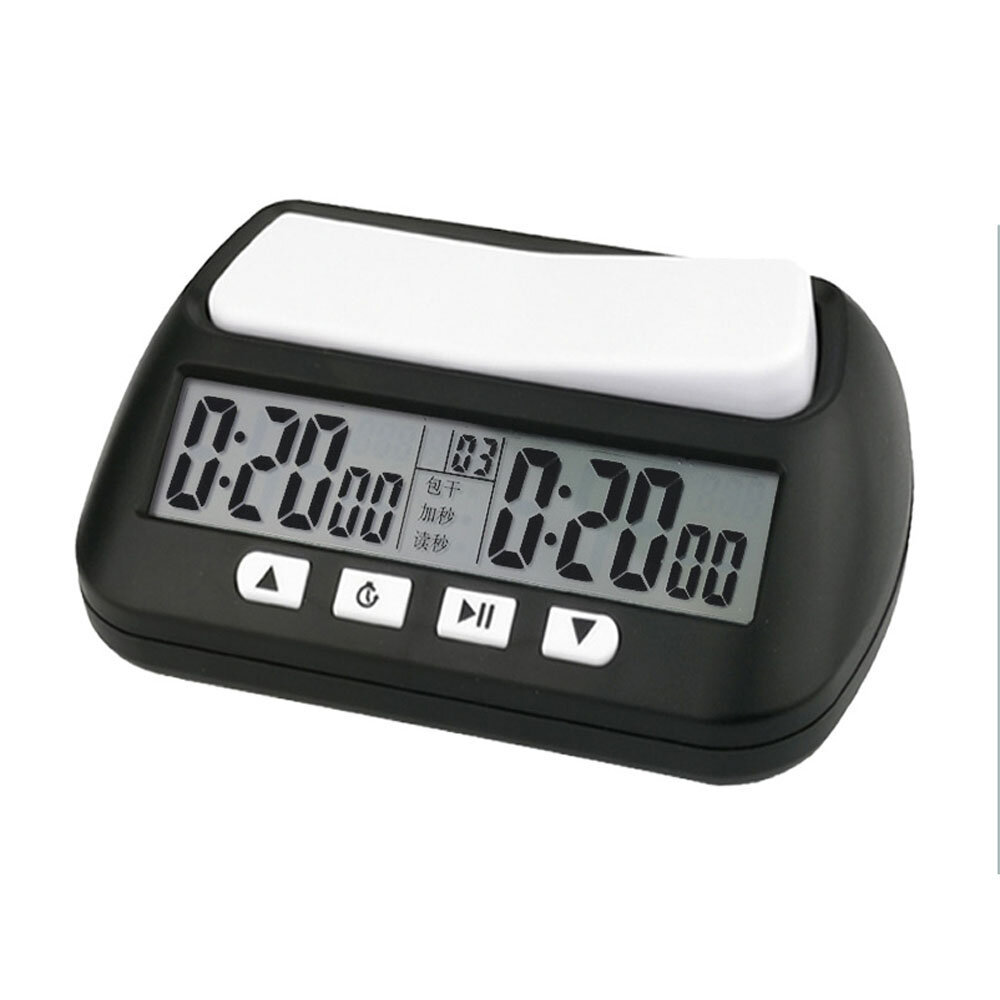 Электронные часы для шахмат Professional Chess Clock YS-902 из ABS черного и желтого цвета, экран 103*23мм, размер 140*88*45мм, вес 105г, батарейки 2*AAA не входят, упаковка 150*100*50мм, вес упаковки 157г, 1 шт.