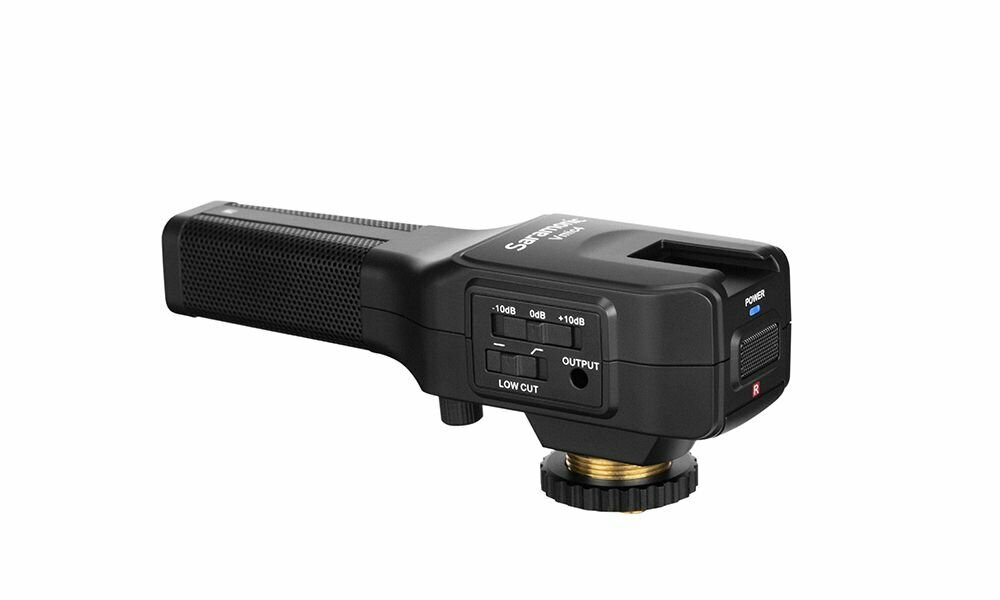 Конденсаторный накамерный микрофон Saramonic Vmic4 с двумя капсулами с пиатнием ААА