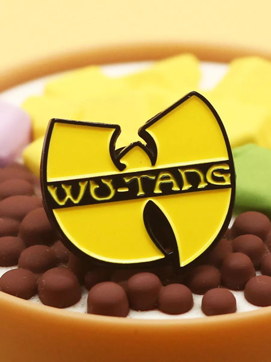 Металлический значок на рюкзак Wu-Tang Clan