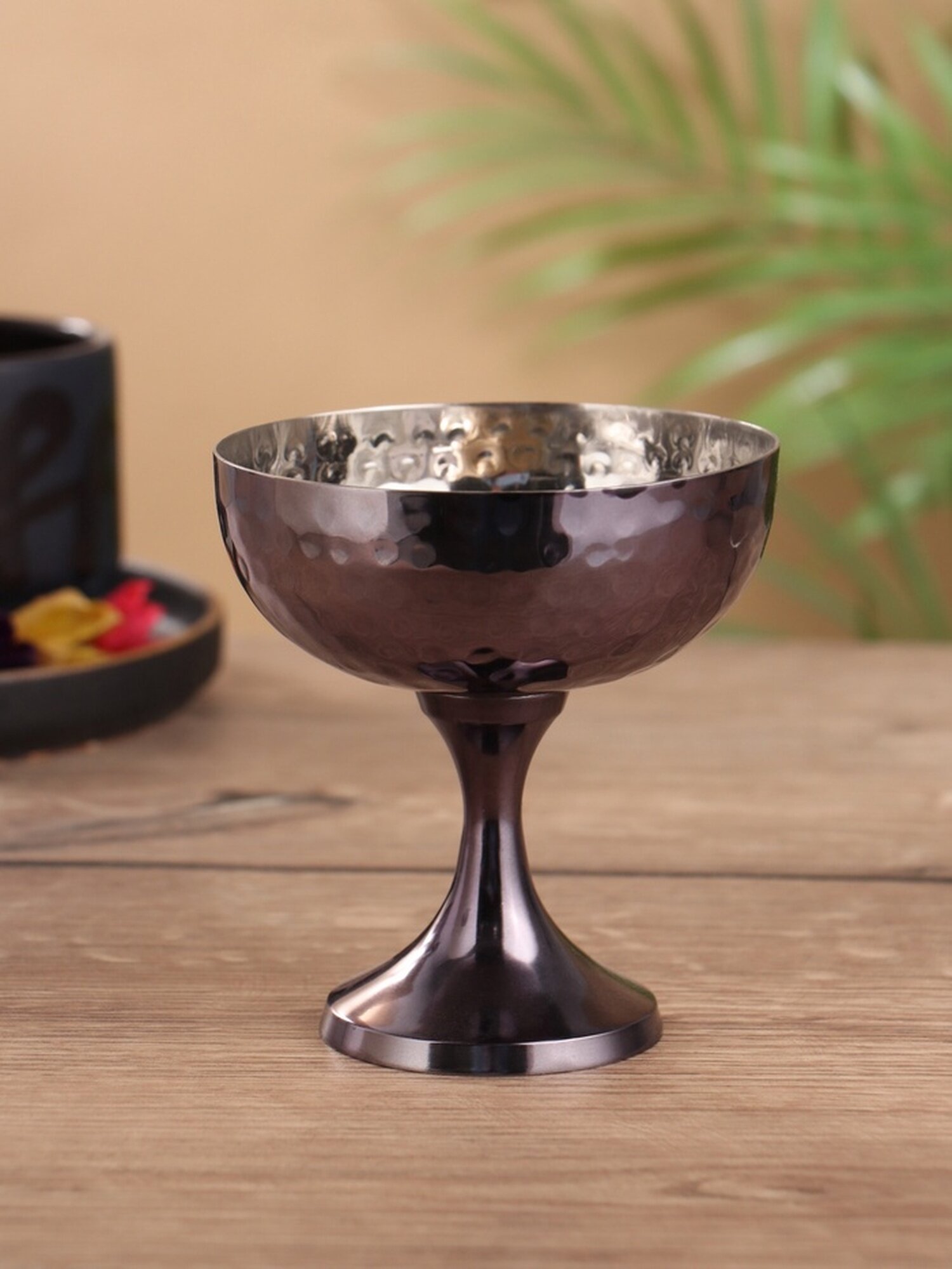 Креманка Сима-ленд "Карамель", нержавеющая сталь, 9 см, фиолетовая