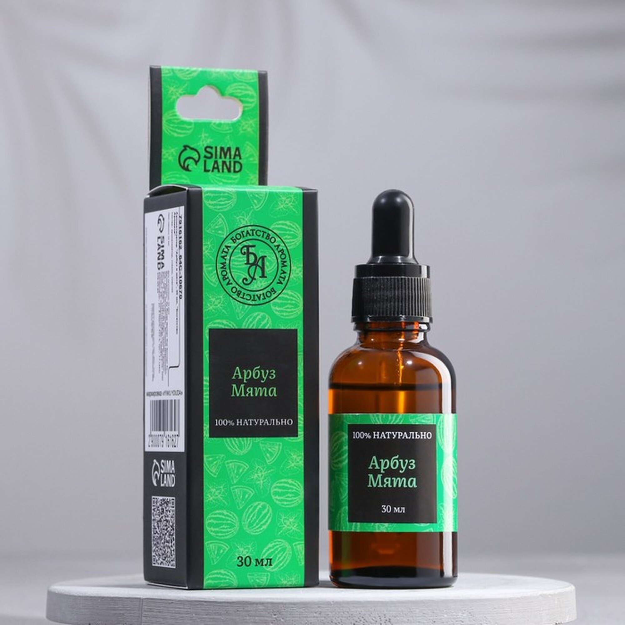 Эфирное масло Богатство Аромата "Арбуз и мята", для бани и сауны, 30мл