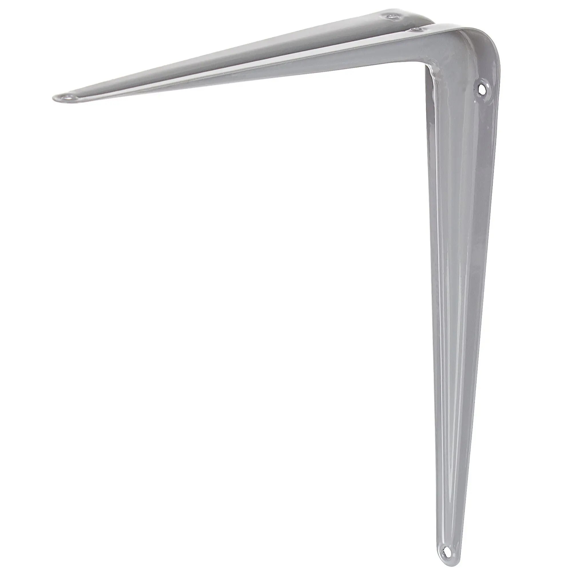 Larvij Utility кронштейн для полки 25x30 см до 10 кг металл серый для настенного монтажа