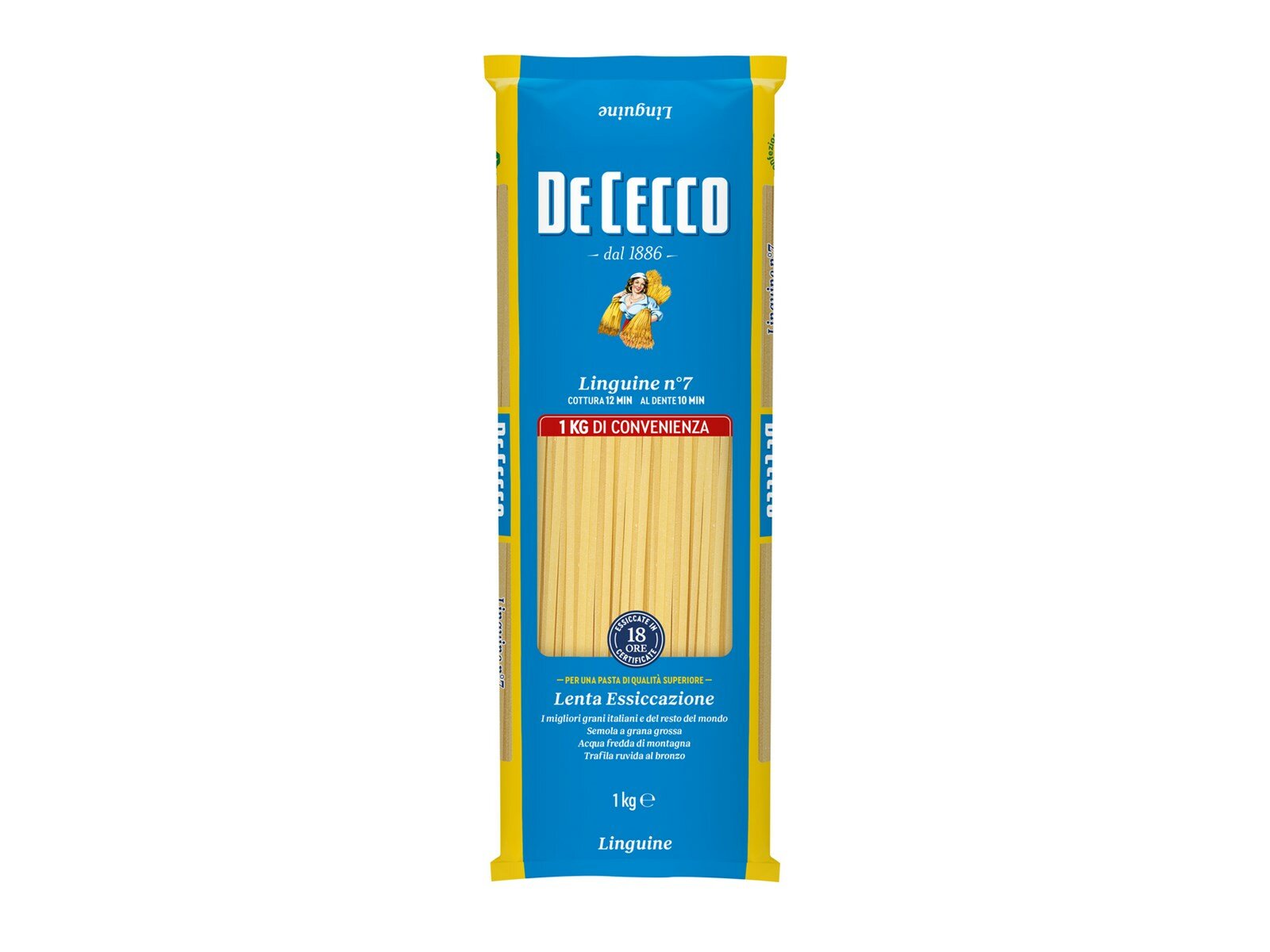 Макароны спагетти De Cecco Linguine №7, 1кг