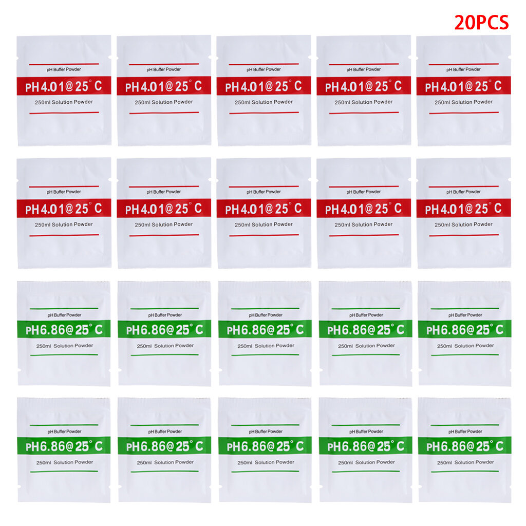 10 комплектов по 20 упаковок порошка для калибровки ph