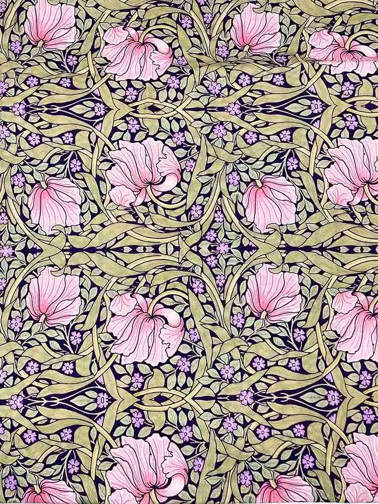 Ткань для шитья FABILL William Morris 100% хлопок D 2