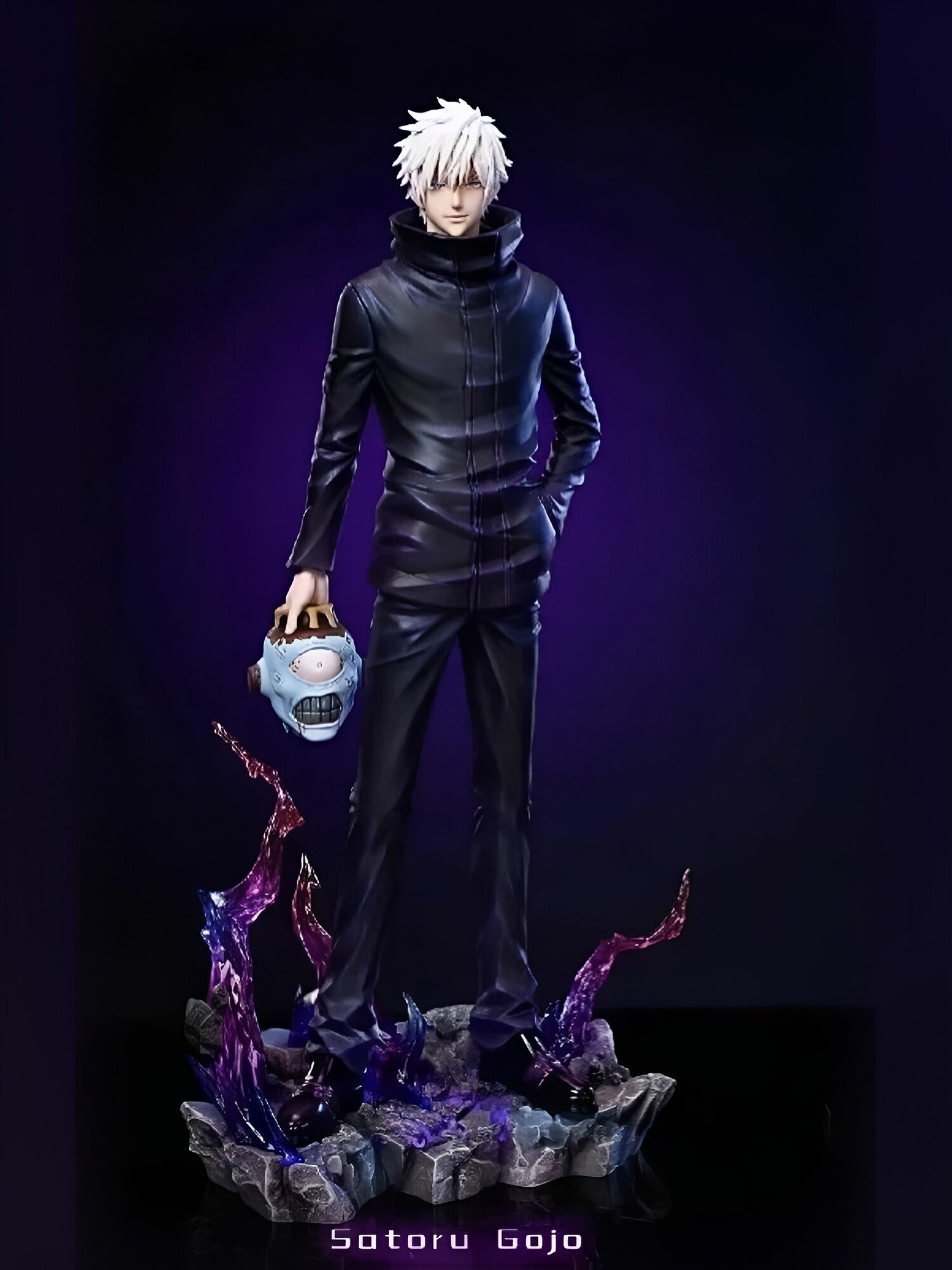 Фигурка подарочная коллекционная Годзё Сатору/Gojo Satoru из аниме "Магическая битва" (Jujutsu Kaisen) 34 см