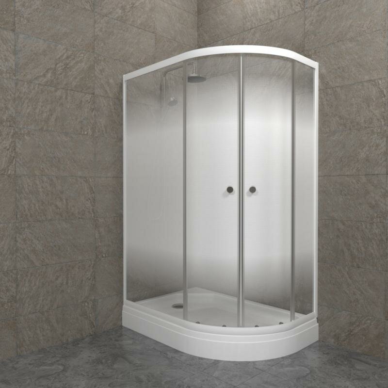 Тритон Душевой уголок Коралл-Лайт 120*80 А лев. (2 места+сифон D90) Тритон Щ0000068949