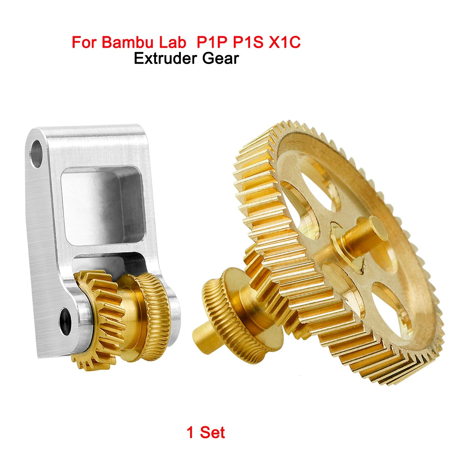 Шестерни экструдера для Bambu Lab P1P P1S X1C (1 set)