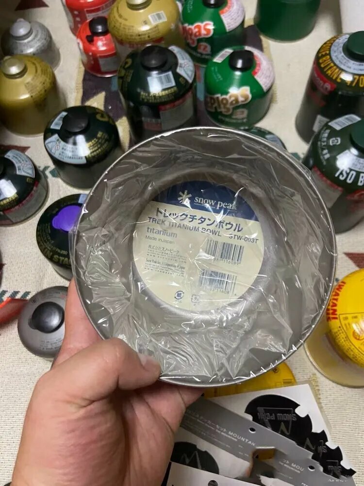 Титановая миска Snow Peak для кемпинга 13 cm*6 см