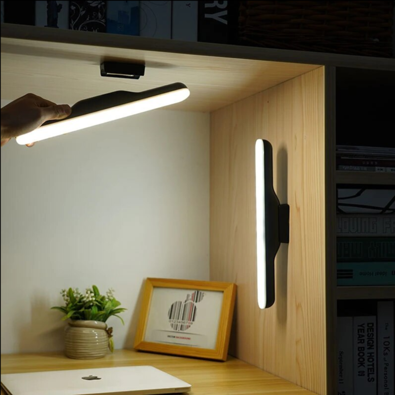 Беспроводная зеркальная налобная лампа, настольная лампа для макияжа, перезаряжаемая без дырокола, 30 см