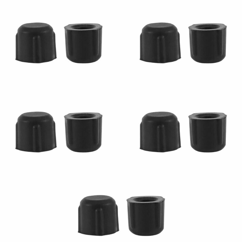 Защитные колпачки для винтов 1/4" черные (Color: 10)