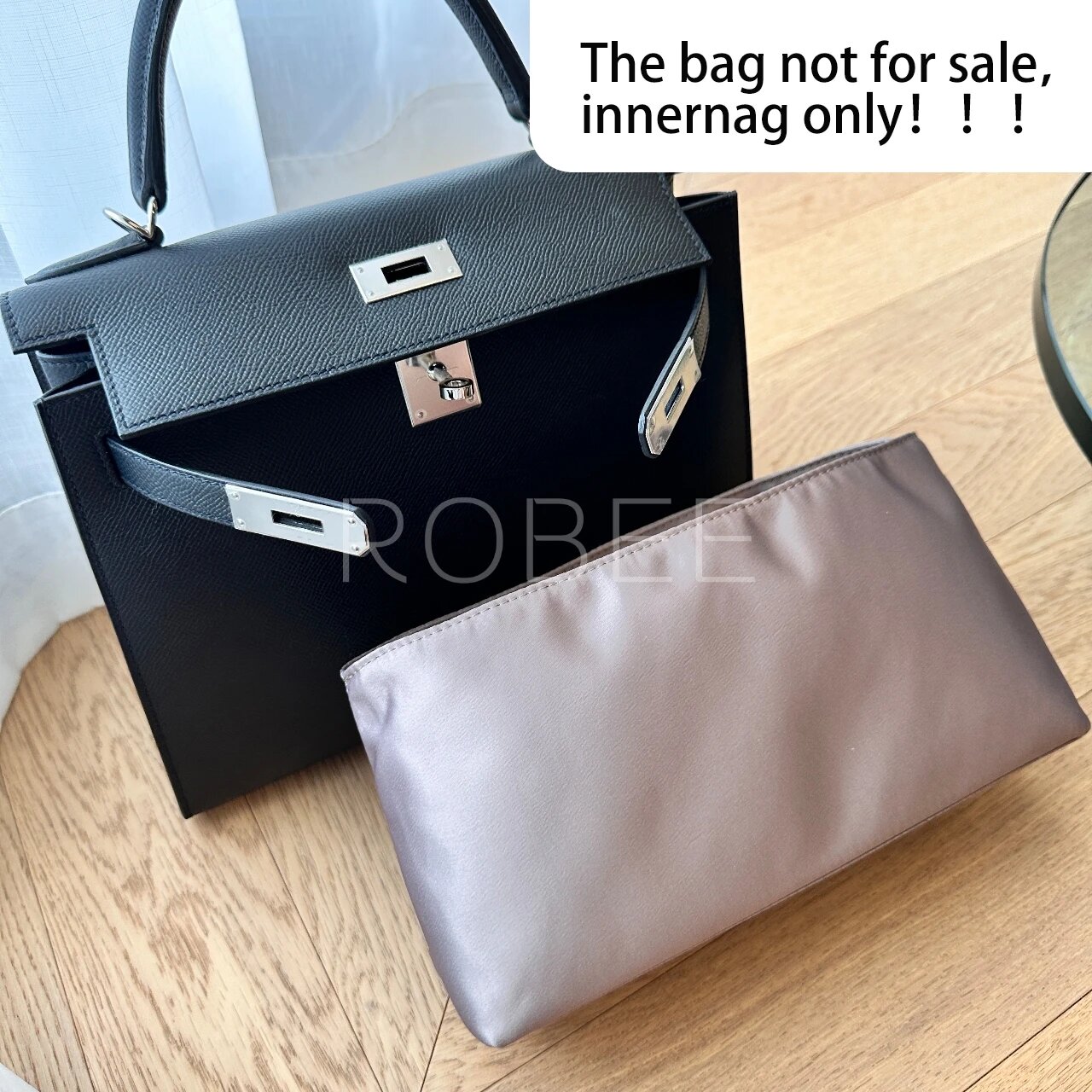 ROBEE для H Mini Kelly II органайзер из полиэстера For mini kelly II, Cream white