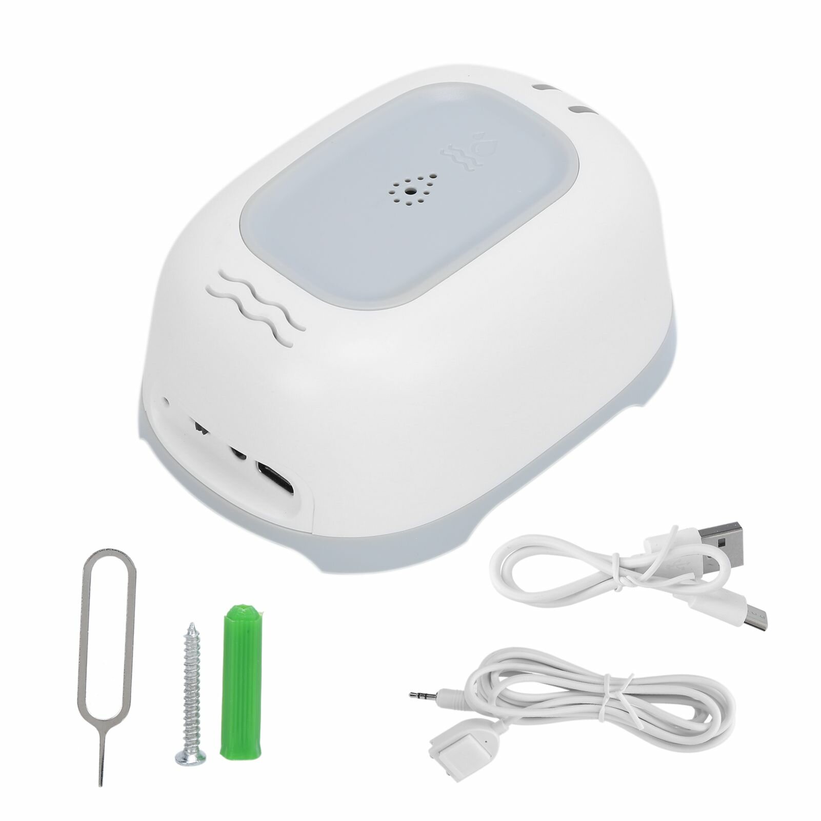 Умный WiFi-датчик протечки воды с сигнализацией уровня перелива для Tuya, обнаружение протечек с удлинительным зондом, водонепроницаемая система оповещения