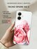 Чехол на Tecno Spark Go 2 / Текно Спарк Го 2 с принтом "Пионы на белом"