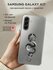 Чехол на Samsung Galaxy A17 / Самсунг А17 с принтом "Змея с мечом чёрная", прозр...
